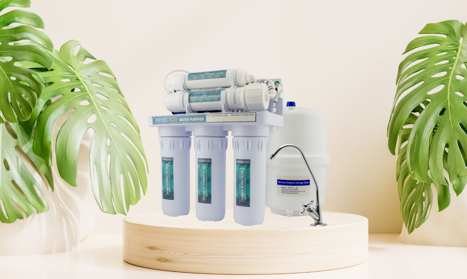 50 GPD Reverse Osmosis System | Pure Water Filtration